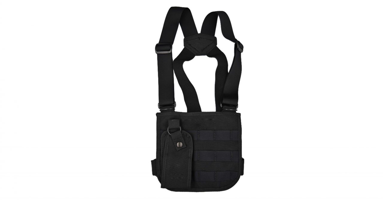 Chest Harness Radio Pouch for Fire & Safety Workers and Emergency ...